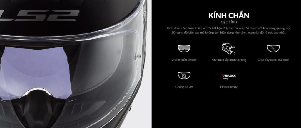 [Tăng PINLOCK] Mũ bảo hiểm Fullface LS2 FF800 màu COMMANDO