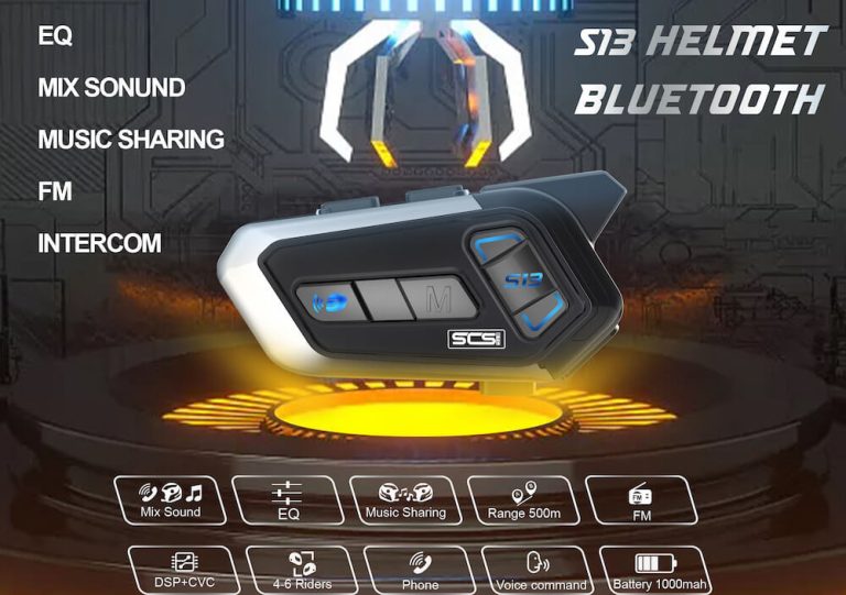 Tai nghe Bluetooth SCS S13 - Intercom